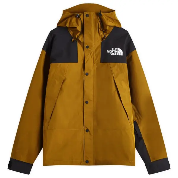 The North Face Gore-Tex Mountain Jacket In Moss Green/Tnf Black